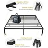Amazon.com: TATAGO 16 Inch Heavy Duty Queen Bed Frame, 3500 lbs Strong ...