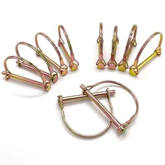 Amazon.com: 10 Pieces Wire Lock Pin, 1/4 Inch Trailer Coupling Pin ...