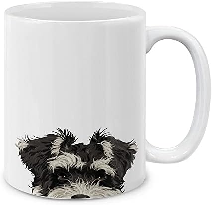 Amazon.com: MUGBREW Schnauzer Puppy Dog Ceramic Coffee Mug Tea Cup, 11 ...