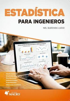 Estadística para ingenieros : QUEZADA LUCIO NEL: Amazon.com.mx: Libros