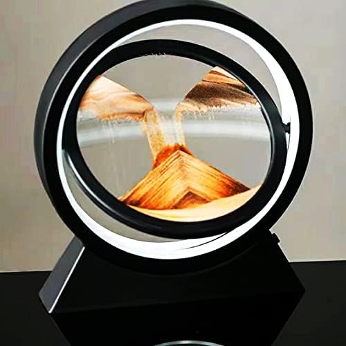 Auraglow LED Sandscape Table Touch Lamp - 3D Moving Sand Art Picture ...