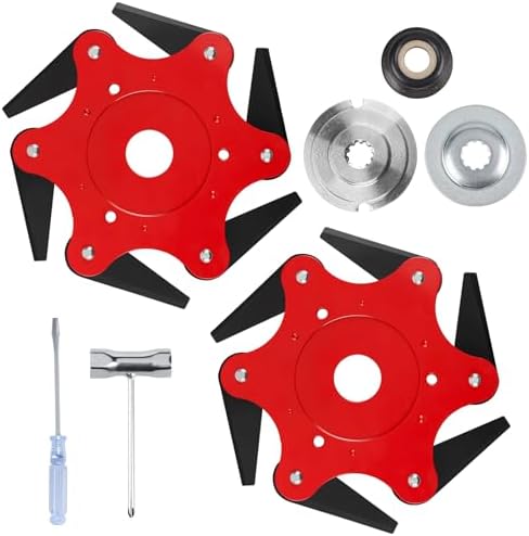 Amazon.com: Refitial 2 PCS 6 Teeth Steel Razors Trimmer Head with ...