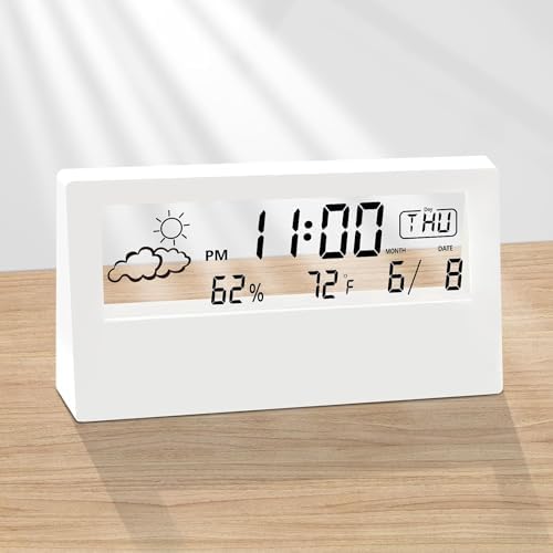 Buy luxSoramia Digital Alarm Clock,Transparent Modern Design ...