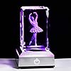 Amazon.com: 3D Ballerina Dancing Crystal Figurine Gifts Engraved ...