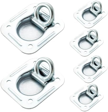 Amazon.com: WellMade 4-7/16" Recessed D Ring Tie Down Anchors for ...