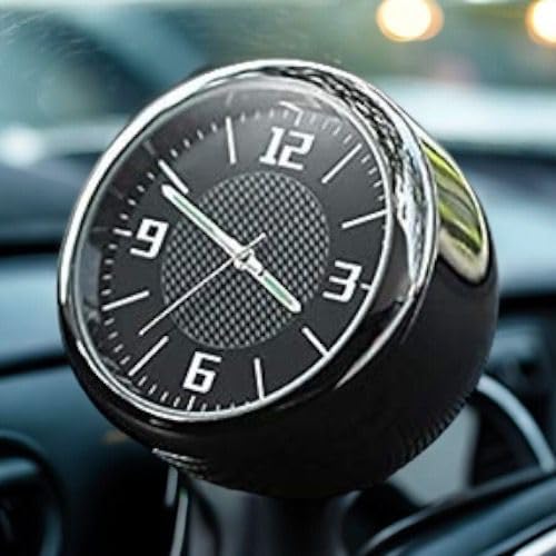 CLOUDSALE Car Clock Dashboard Car Clock Luminous Quartz Car Clocks Mini ...