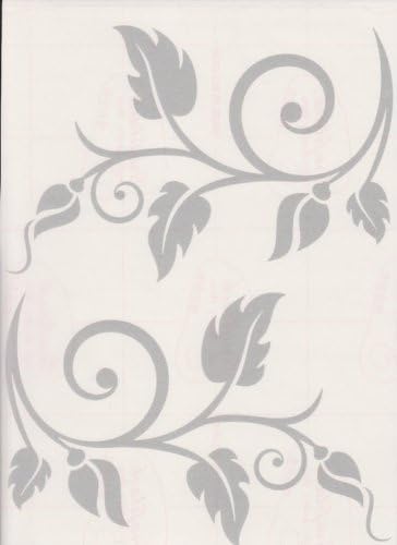 Ornamental Leaves Leaf Etched Frosted Window Stickers : Amazon.co.uk ...