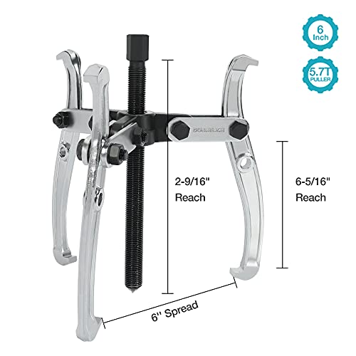 Snapklik.com : 6-Inch 3-Jaw Gear Puller, Removal Tool For Gears ...