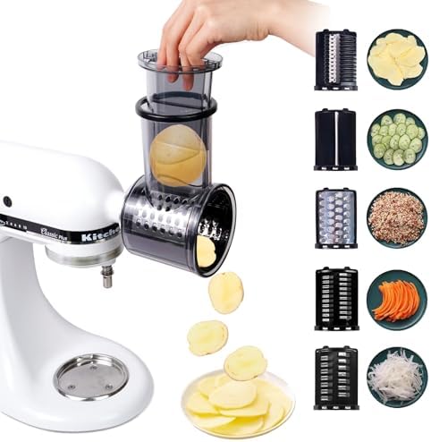 Amazon.com: Slicer&Shredder Grater Attachment Compatible with ...