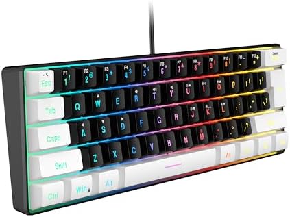 Amazon.com: KEMOVE K61SE Gaming Keyboard, 60 Percent Mechanical ...