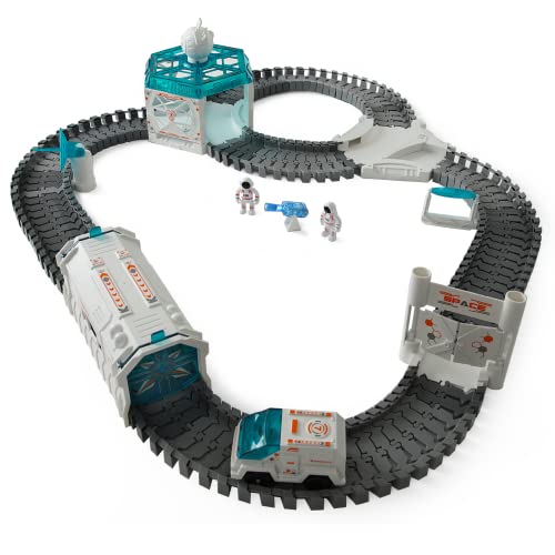 Boley Space Rail Track Set, Space Toys, 127 pc Race Track for Kids with ...
