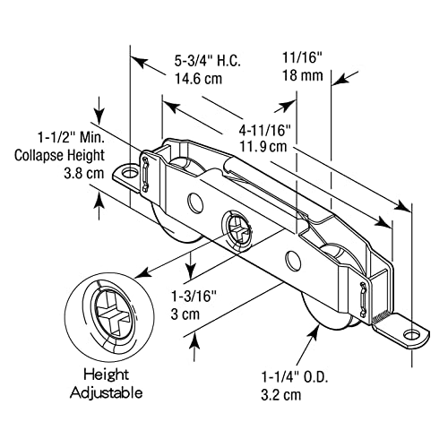 Snapklik.com : Sliding Door Rollers Replacement,304 Stainless Steel ...