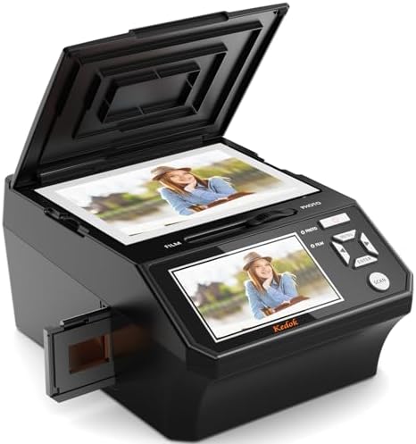 KODAK SLIDE N SCAN Film and Slide Scanner with Large 5” LCD Screen ...
