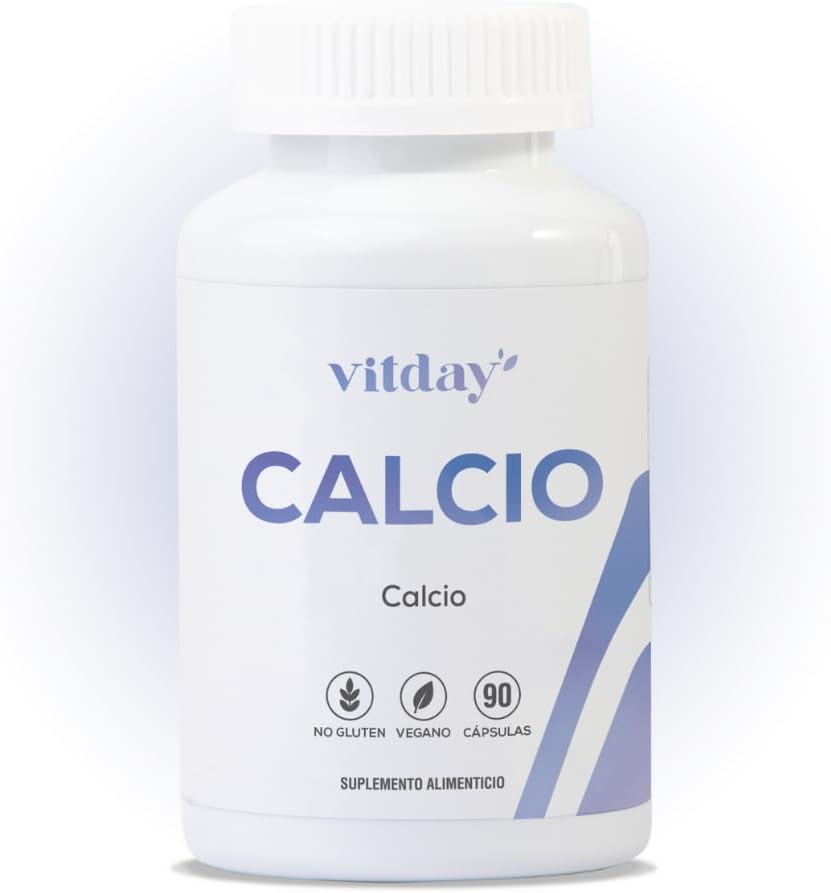 Vitday Bonevital - Calcio 900 mg - 90 Cápsulas Vegetales - Suplemento ...