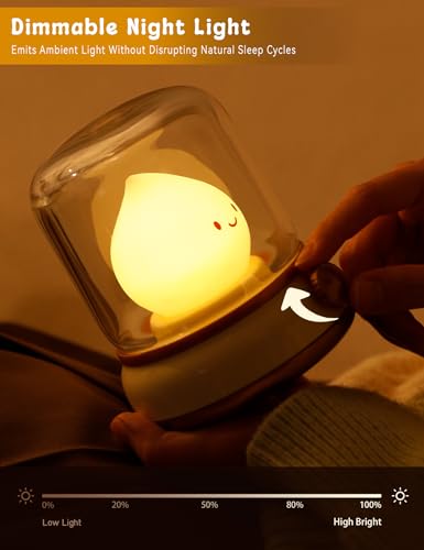 WANIDEA Cute Chibi Flame Lamp, Anime Cozy Lights, Retro Rechargeable ...