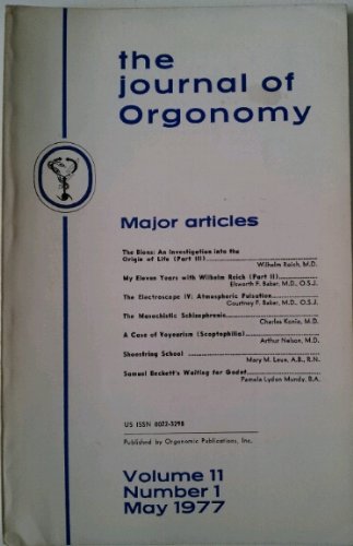 The Journal of Orgonomy (Volume 11, Number 1, May 1977): Elsworth F ...