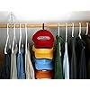 Perfect Curve Cap Rack System - Hat Rack Holds up to 18 Baseball Caps ...
