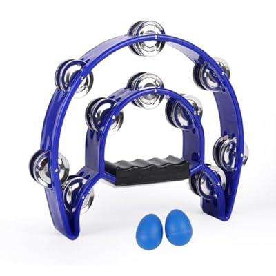 Double Row Metal Jingles Bell Tambourine Percussion Macao | Ubuy