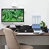 Amazon.com: Dual Monitor Stand Riser w/ Drawer & Metal Leg, Large ...