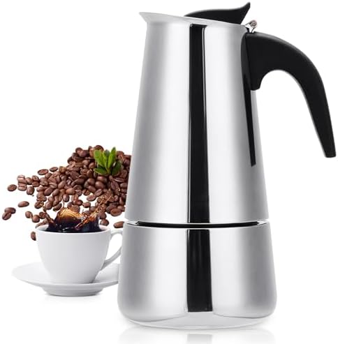 Amazon.com: Stovetop Espresso Maker, 9 cup Moka Pot, Italian Coffee ...