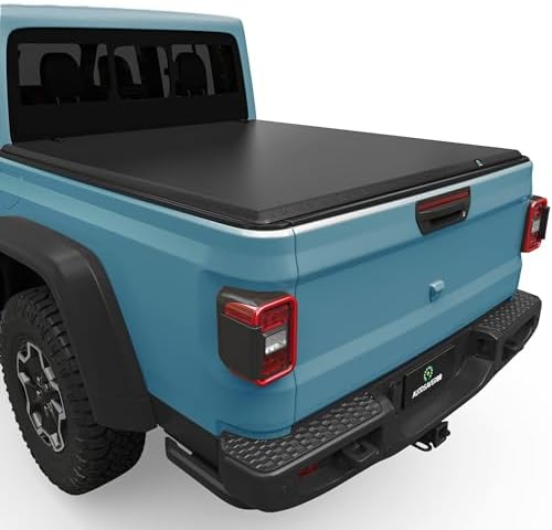 Amazon.com: Syneticusa Retractable Hard Tonneau Cover with Cross Bars ...