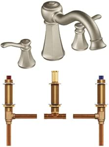 Moen T932BN-4792 Vestige Two-Handle High Arc Roman Tub Faucet with ...