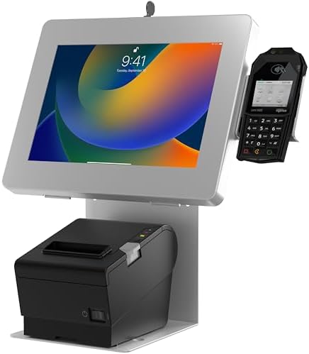 Amazon.com: Anti-Theft Kiosk Stand – Point of Sale Station with Credit ...