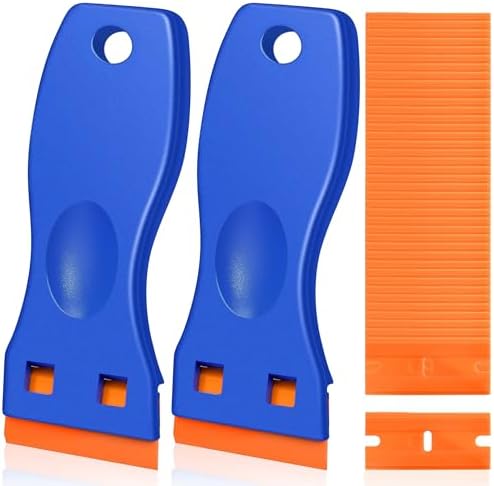 CANOPUS Plastic Scraper Tool Non Scratch Razor Scraper Tool with 10 ...