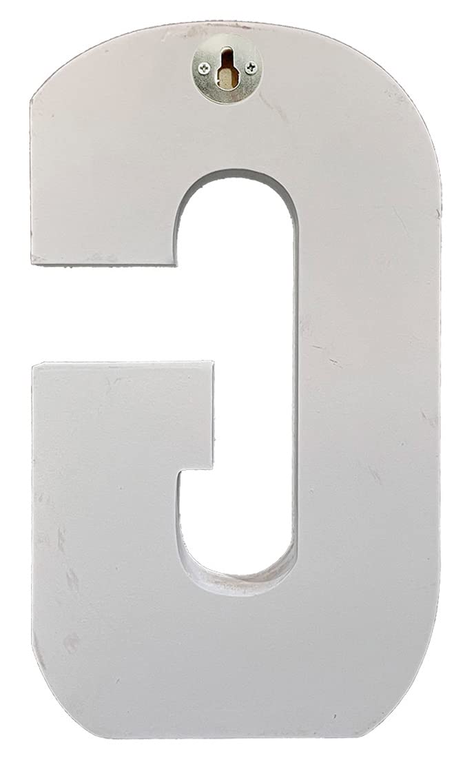 Snapklik.com : ABELOTS Large Wood Letter Distressed White Wash Alphabet ...