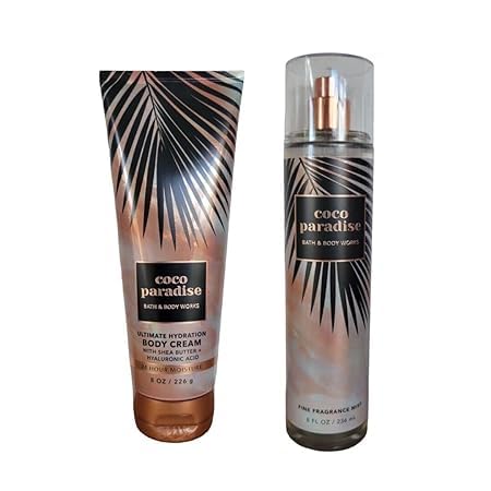 Amazon.com: Generic BATH BODY WORKS Coco Paradise bundle set Body Cream ...