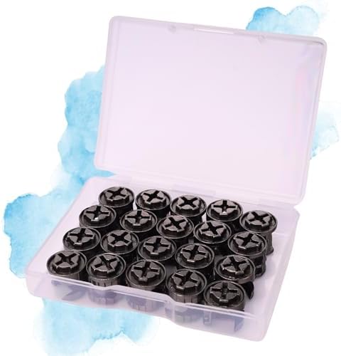 Cam Locks for Furniture Eccentric Wheels 50Pcs 12x11mm, Black Furniture ...