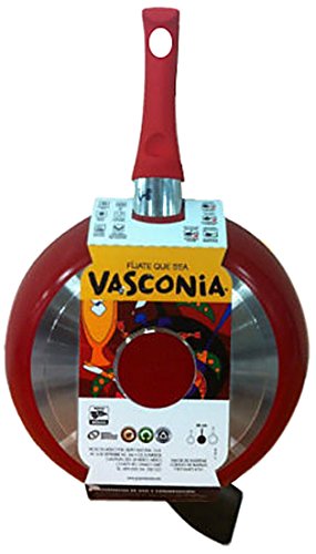 Buy Vasconia 4018066 10.2-Inch Saber Collection Fry Pan, Small, Red ...