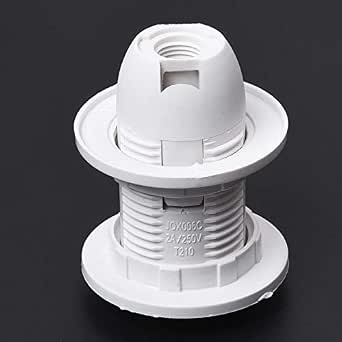 Generic Shell Screw Type E14 Bulb Light Lamp Holder Socket AC 250V 2A ...