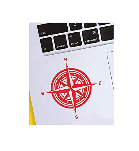 SIGN EVER Compass Logo Laptop Trackpad Stickers for 15.6 14 13 12 ...