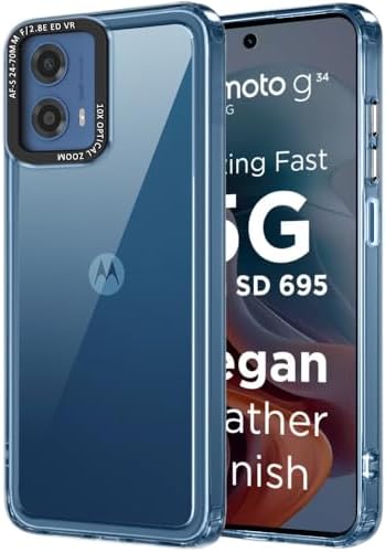 SPAZY CASE® Moto G45 5G Back Cover | Soft Silicone Slim Back Case Cover ...