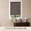 Amazon.com: PowerSellerUSA 2" Slats Cordless Window Blinds, 35W x 64L ...
