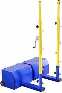 Amazon.com : Badminton/Volleyball Poles with Net, Outdoor Weatherproof ...
