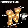 Amazon.com: DyingSwan Led Light Up Letters, 26 Alphabet Marquee Letter ...