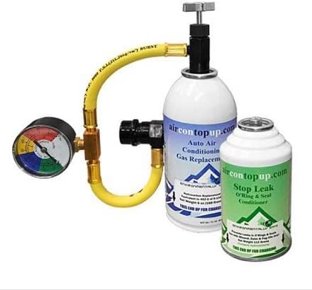 Car Aircon Air Con Air Conditioning Gas Top up Recharge Refill Regas ...