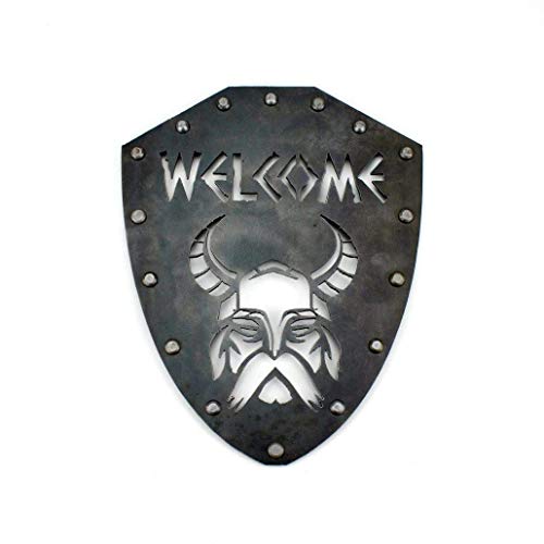 Viking Shield Welcome Sign, Medieval wall decor, Australia | Ubuy