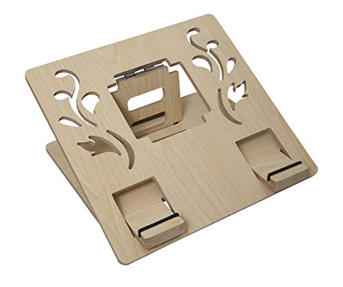 Buy FASTDEAL Laptop Stand Wooden | Portable Ultra Slim Craft Wooden ...
