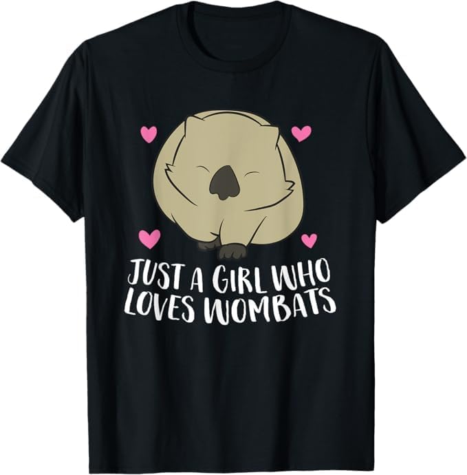 Wombat Girl Gift Just a Girl Who Loves Wombats T-Shirt MALI1 Mens ...