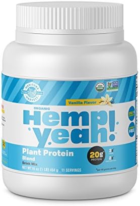Amazon.com: Manitoba Harvest Hemp Yeah! Organic Plant-Based Protein ...