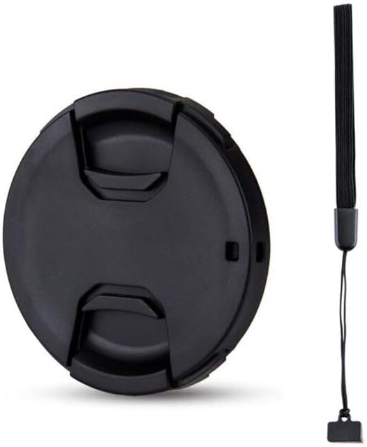 JJC 52mm Lens Cap Snap-on Front Camera Lens Cover with Lens Cap Keeper ...