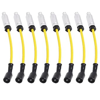 Amazon.com: ENA Yellow Spark Plug Wire Set Compatible with Cadillac ...