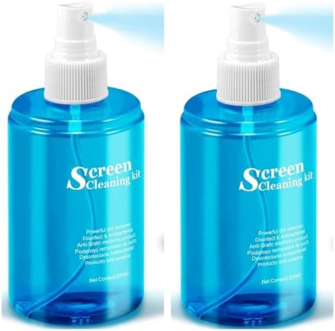 Quiclean Screen Cleaner Spray (500ML) with Microfiber & Lens Cleaner ...