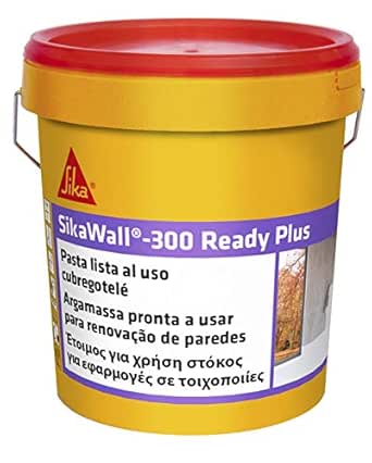 Sika Wall-300 Ready Plus, White, Ready to Use Paste for Smoothing and ...