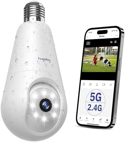 Amazon.com : STARSCOPE Sentinel Camera Bulb - 360 HD Video Night Vision ...