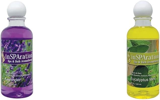 Amazon.com: InSPAration Lavender Aromatherapy (9 Ounce) Purple and ...