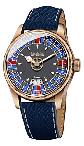 Buy DOUBLERUN New Stylist 3D Glass Date Function Multicolor Dial Blue ...